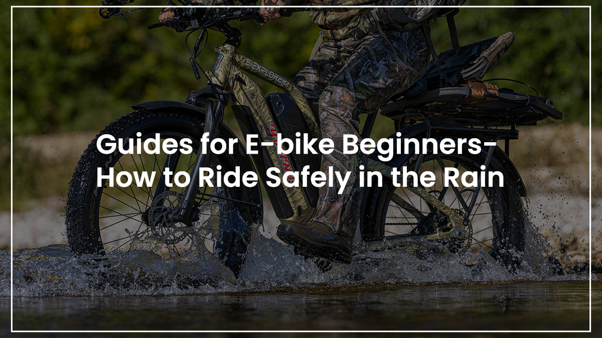 Guides for E-bike Beginners- How to Ride Safely in the Rain – Young ...