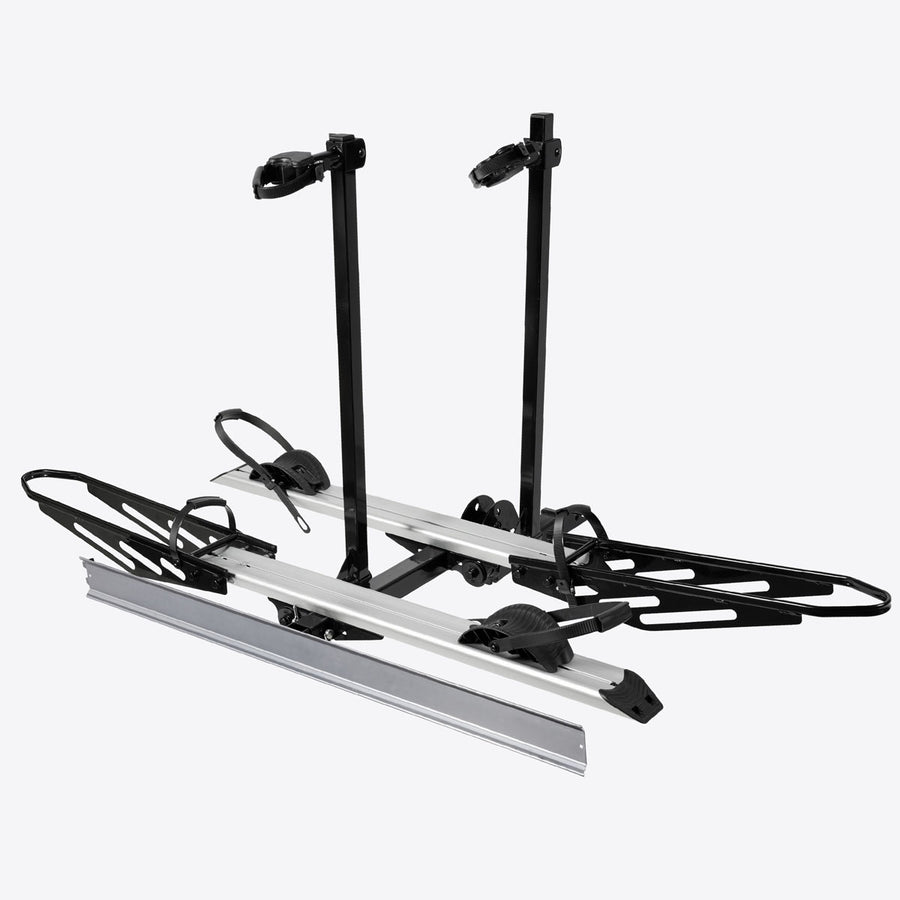 2-Bike Hitch E-bike Rack with Ramp, Fat Tire Electric Bike Carrier, 20 ...