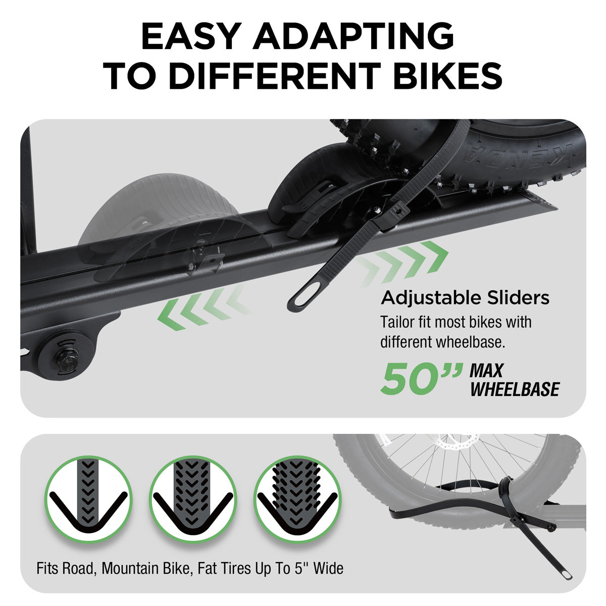 1-Bike Hitch E-bike Rack, Lightweight Single Electric Bike Carrier, 10 ...